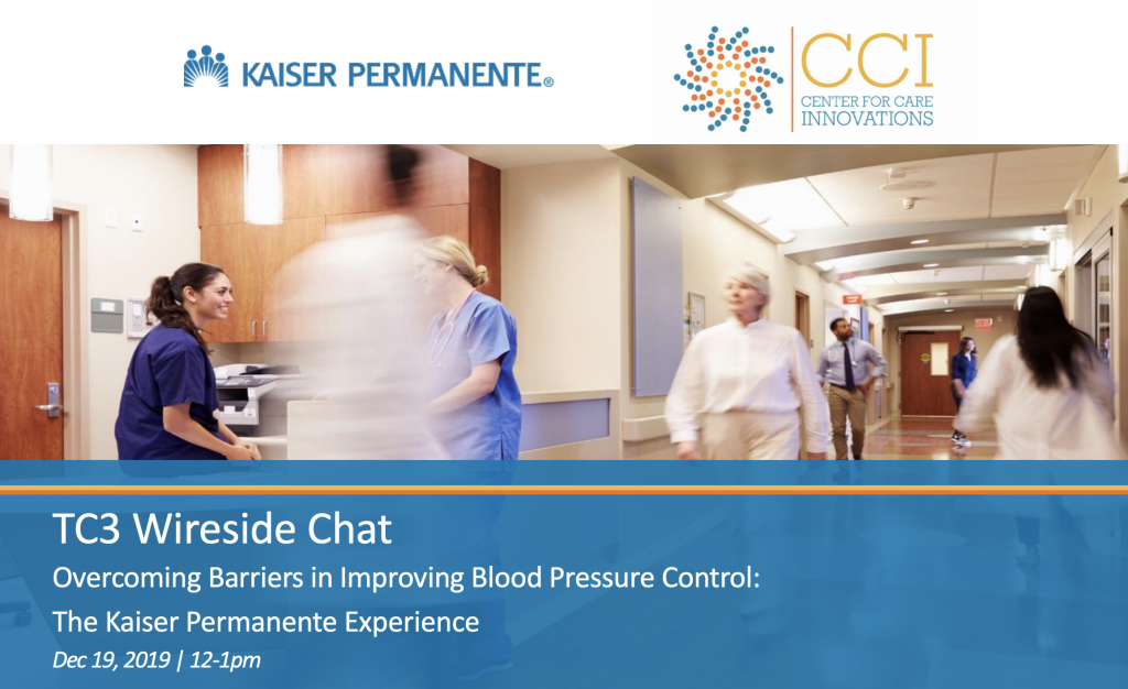 TC3/PHASE Wireside Chat: Overcoming Barriers in Improving Blood ... TC3/PHASE Wireside Chat: Overcoming Barriers in Improving Blood ...